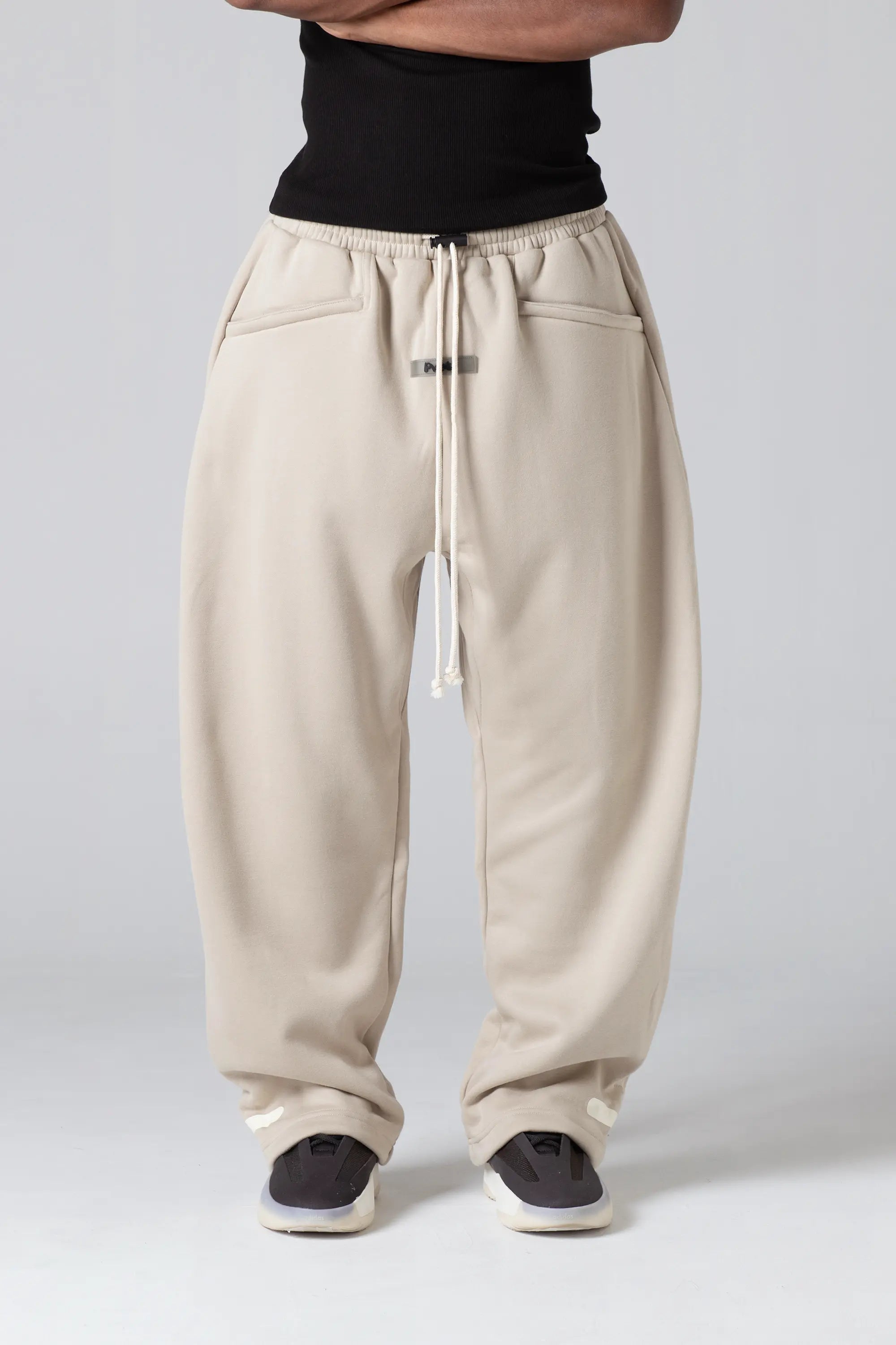 Pvot "Buff'd" Tapered Sweat Pants (Stone Beige)