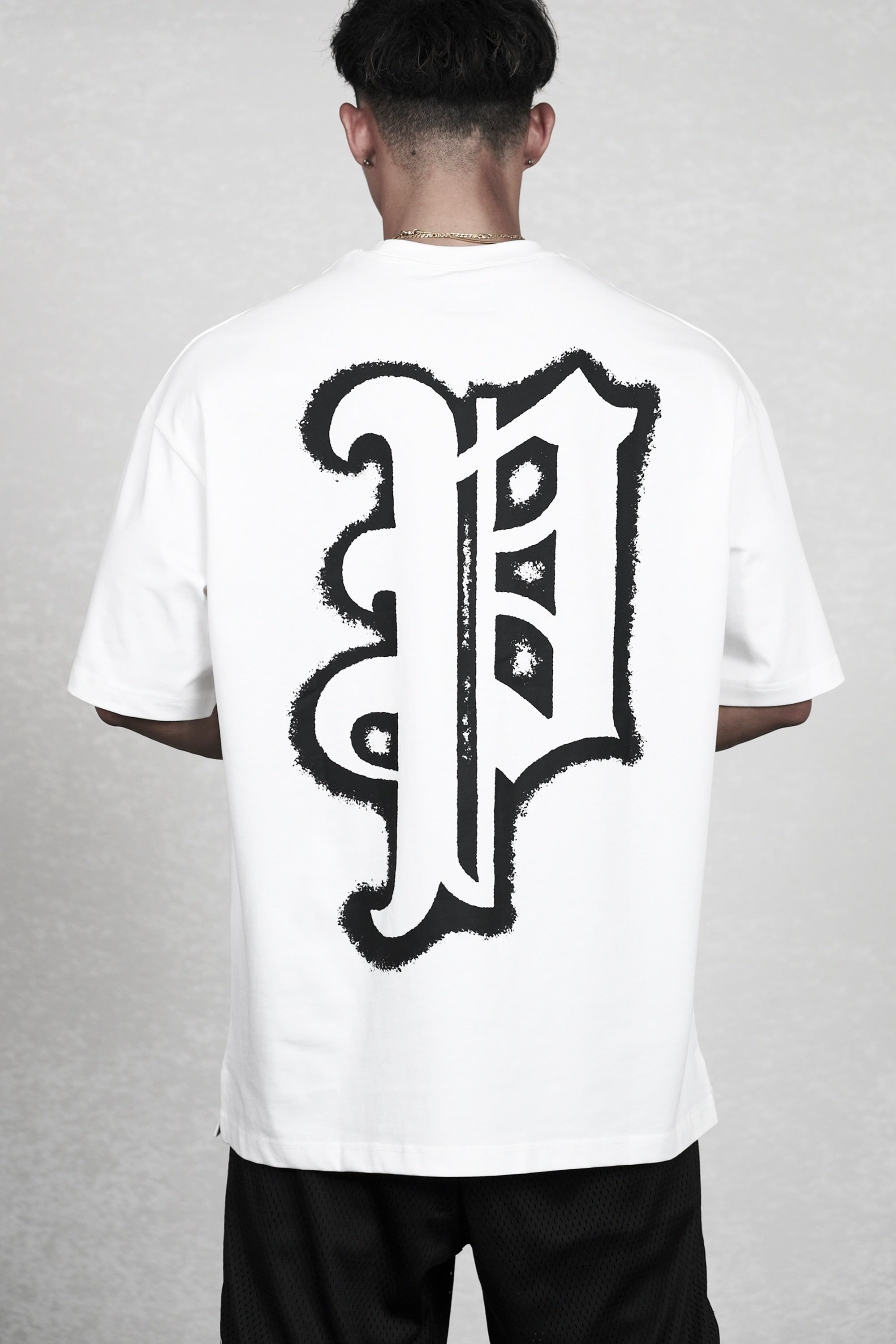 "Privé" Big Logo T-Shirts (White)